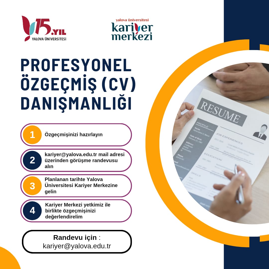 Profesyonel Özgeçmiş (CV) Danışmanlığı Başlıyor